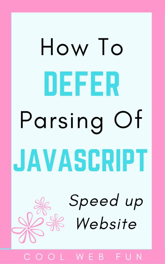 How To Solve Defer Parsing Of Javascript Wordpress Codingplugin Cool Web Fun