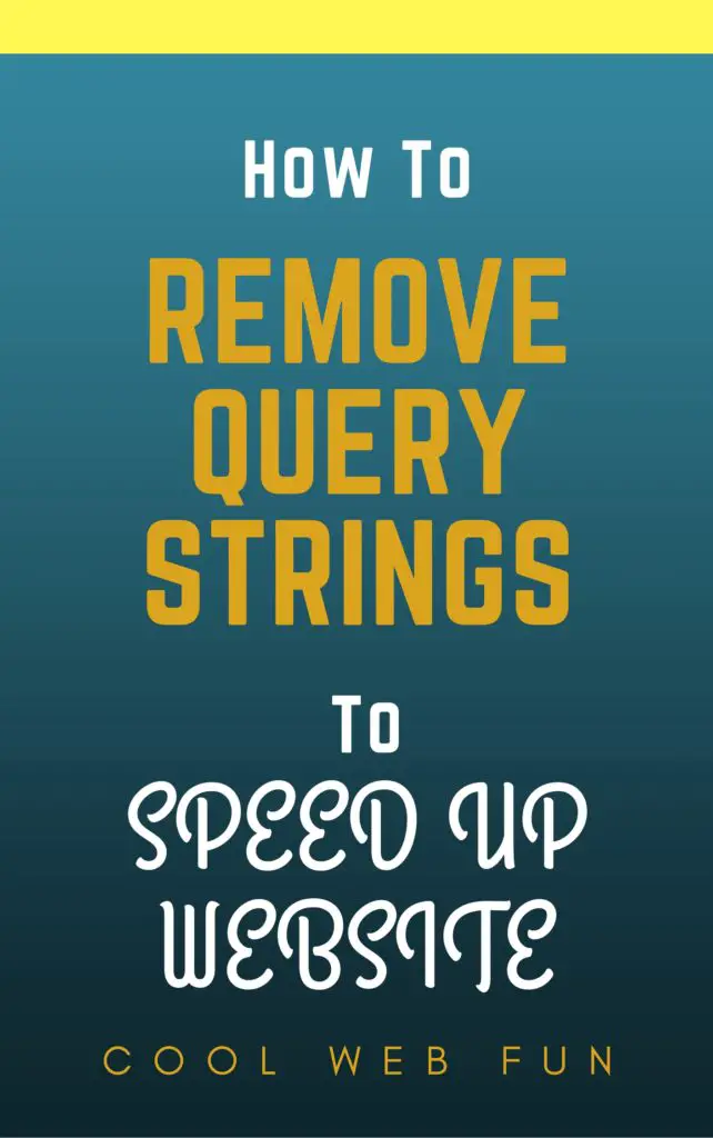 speed up website - Cool Web Fun