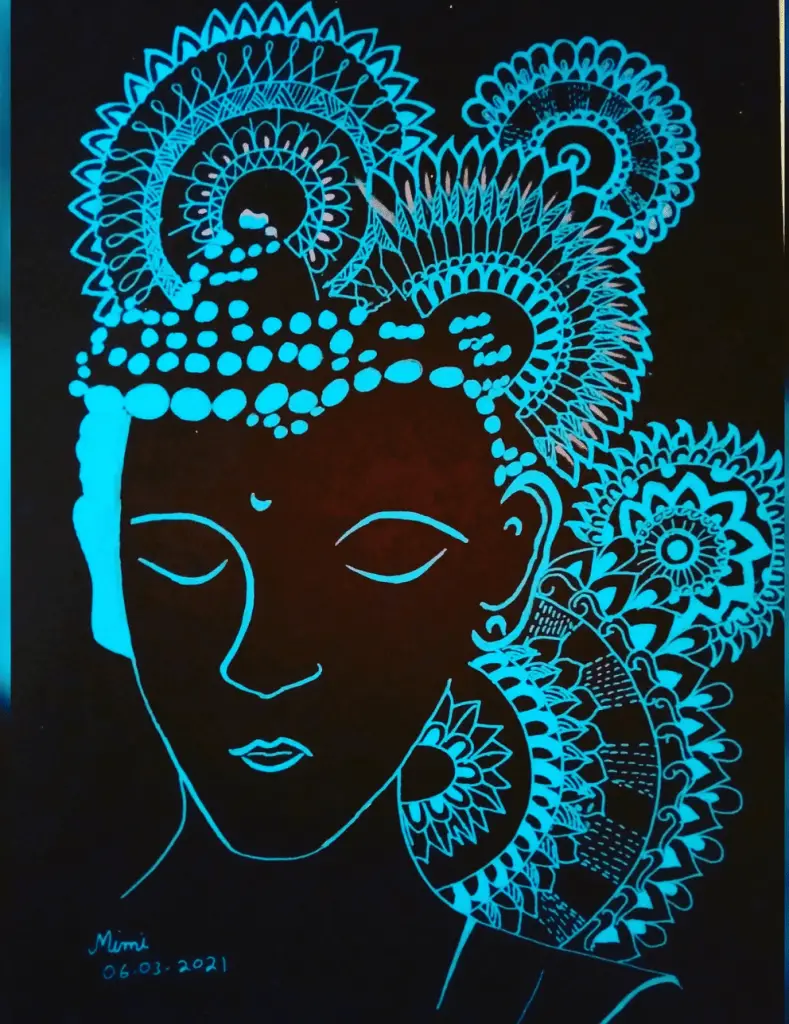 budhha drawing (1) - Cool Web Fun