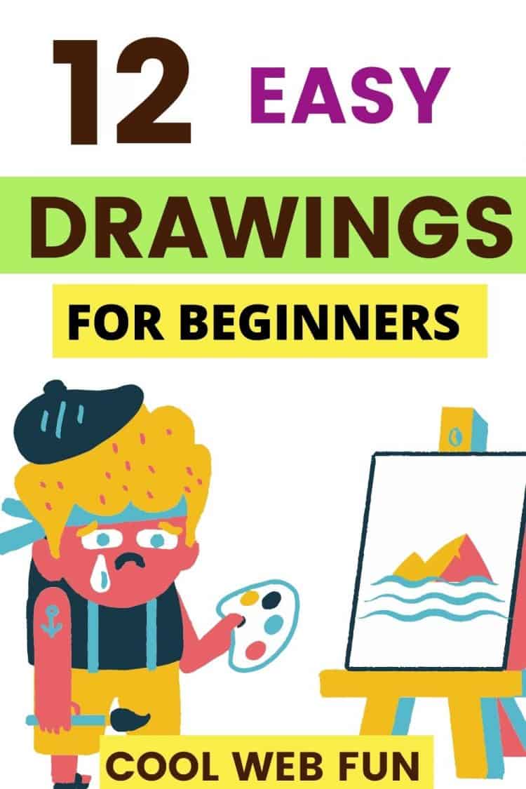 12 Easy Drawings for Beginners (Step-by-Step) - Cool Web Fun