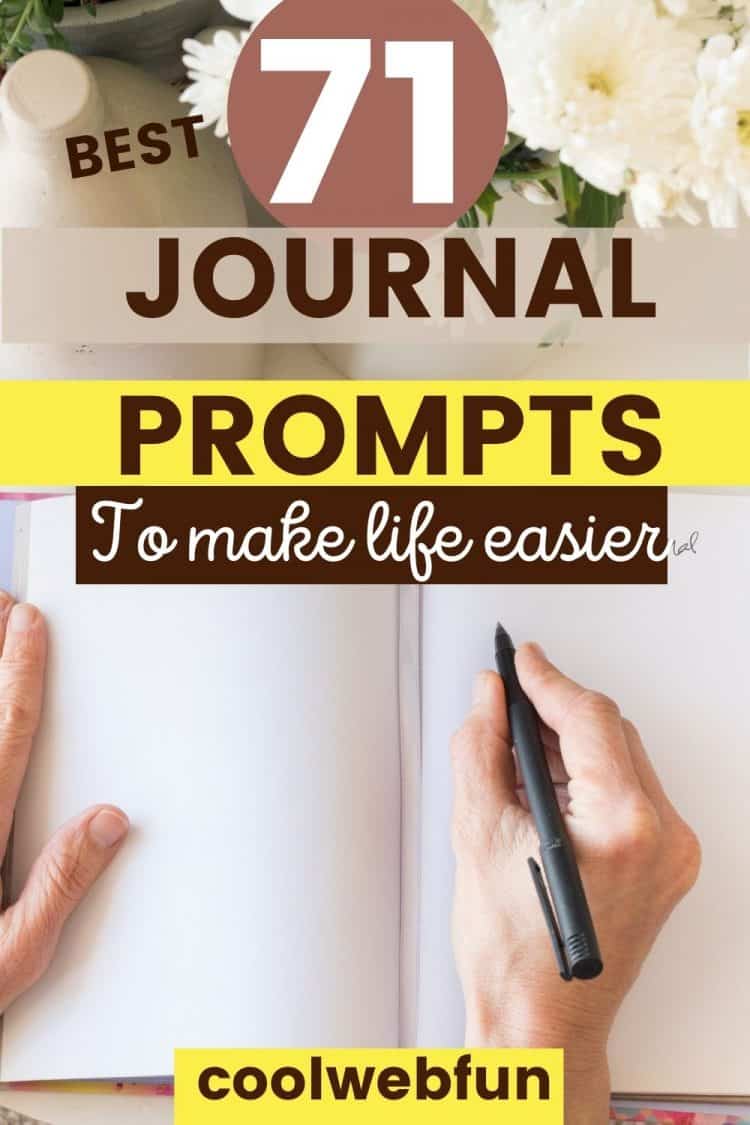 71 Journal Prompts for Every Areas of Life - Cool Web Fun